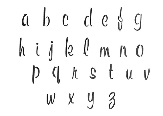 Script Letter Lower Case L