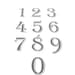 Algerian Numbers Stencil Shadow Design, Height of Numbers 51.5mm - Etsy