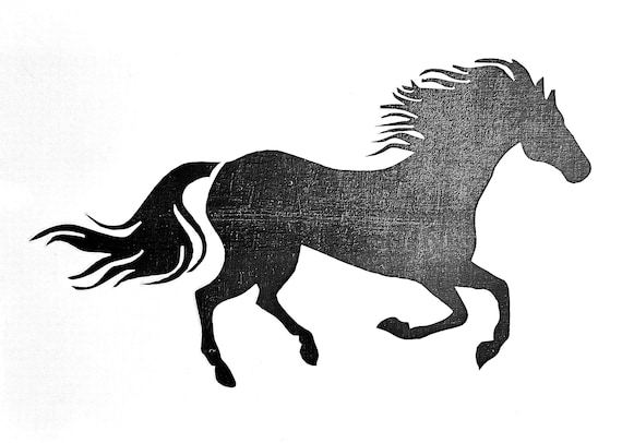 Running Horse Stencil