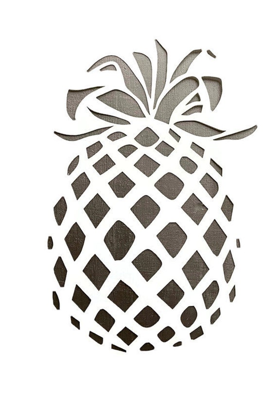 Pineapple Stencil