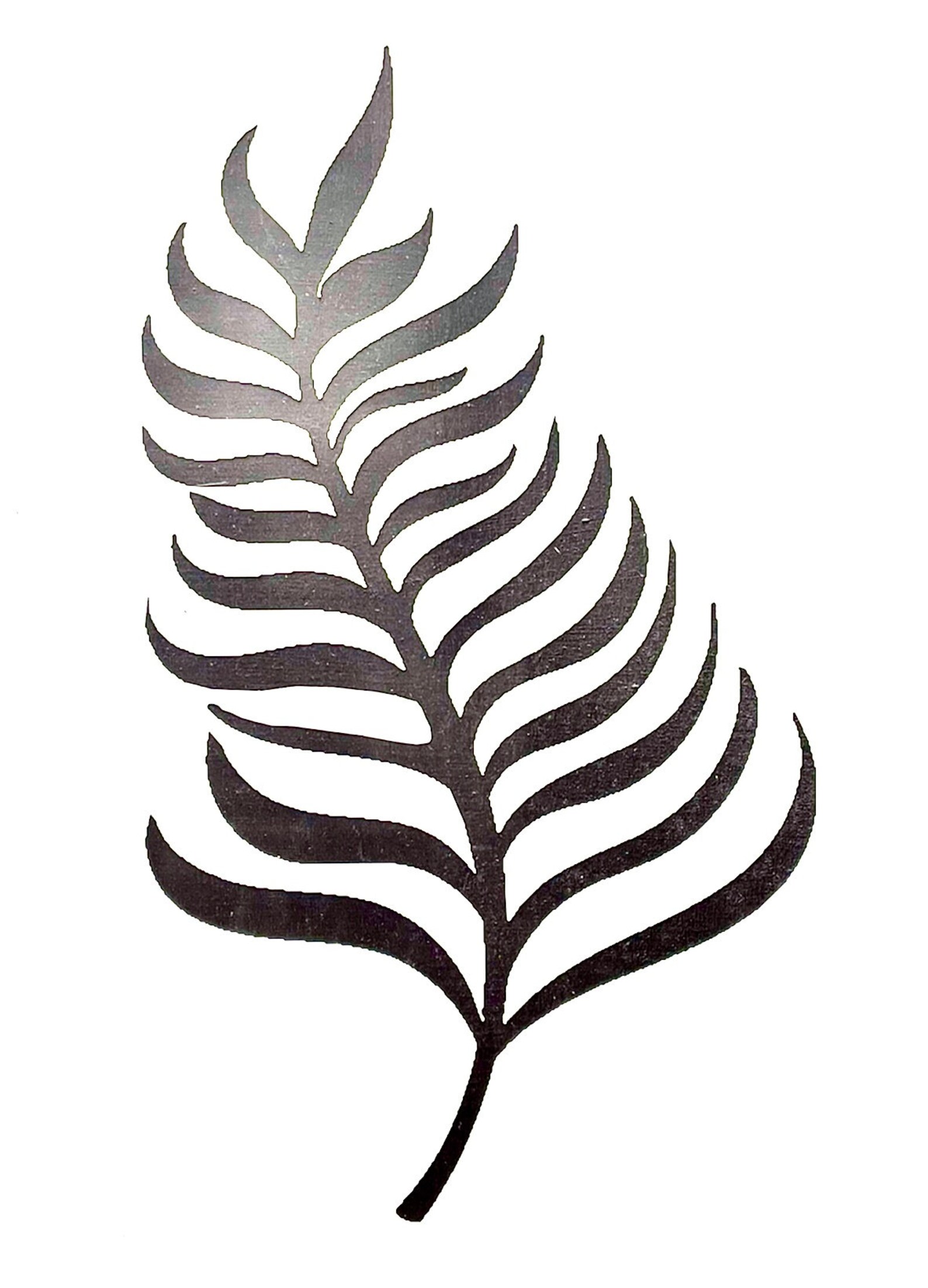 Fern Leaf Stencil for walls furniture or craft use Image | Etsy