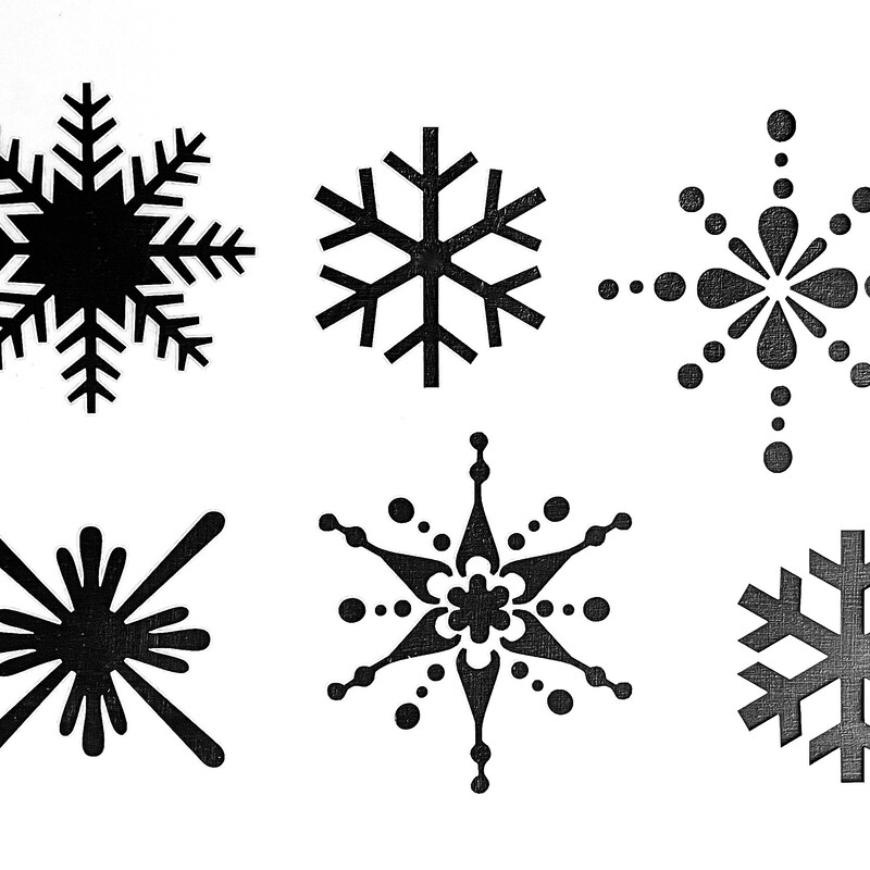 Wallpaper Snow Flake - Etsy UK
