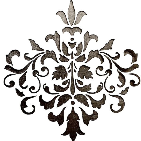 Damask Stencil - Etsy