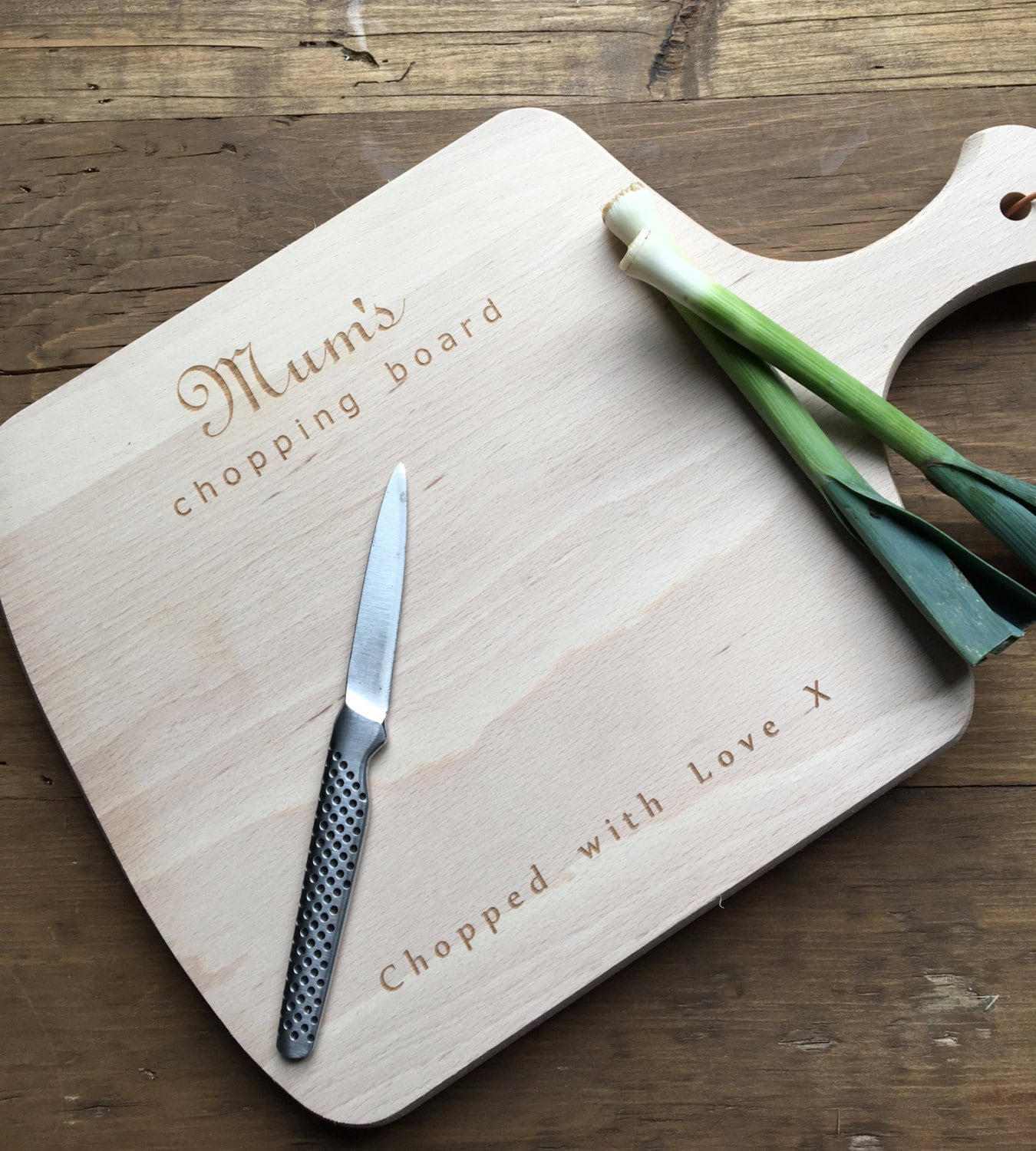 Personalised Wooden Chopping Board/serving Platter With - Etsy UK
