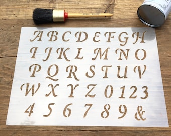 Stencil Letters Liquidraw Lettering Stencils For Calligraphy Crafts ...
