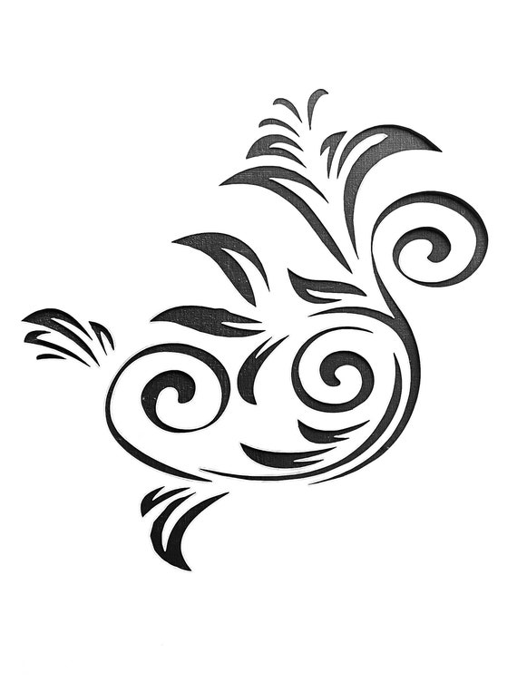 Stencils Designs Swirls