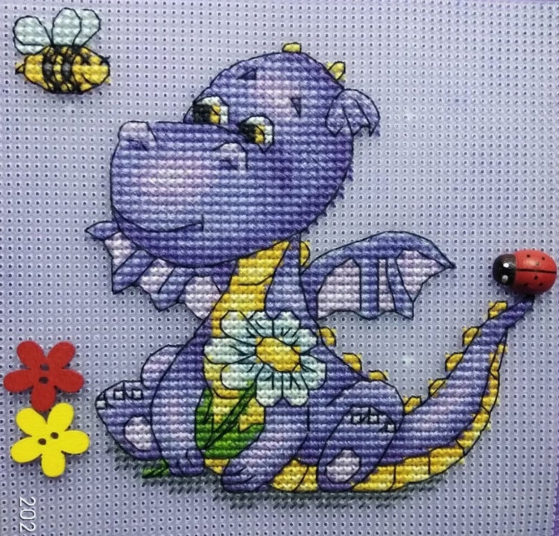 Cross Stitch Pattern Dragon Cross Stitch Pattern Embroidery | Etsy Canada