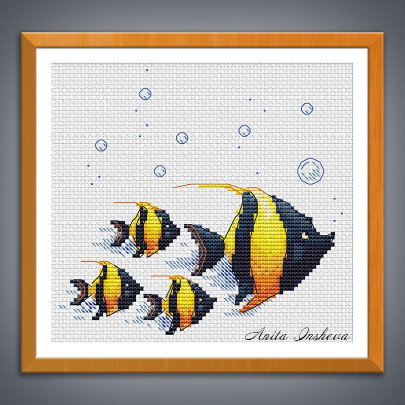 Fish Cross Stitch Pattern - Etsy