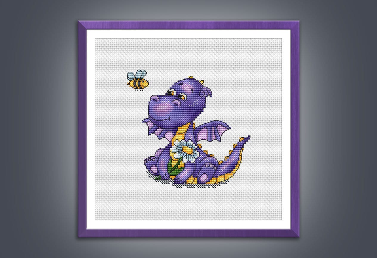 Cross Stitch Pattern Dragon Cross Stitch Pattern Embroidery - Etsy