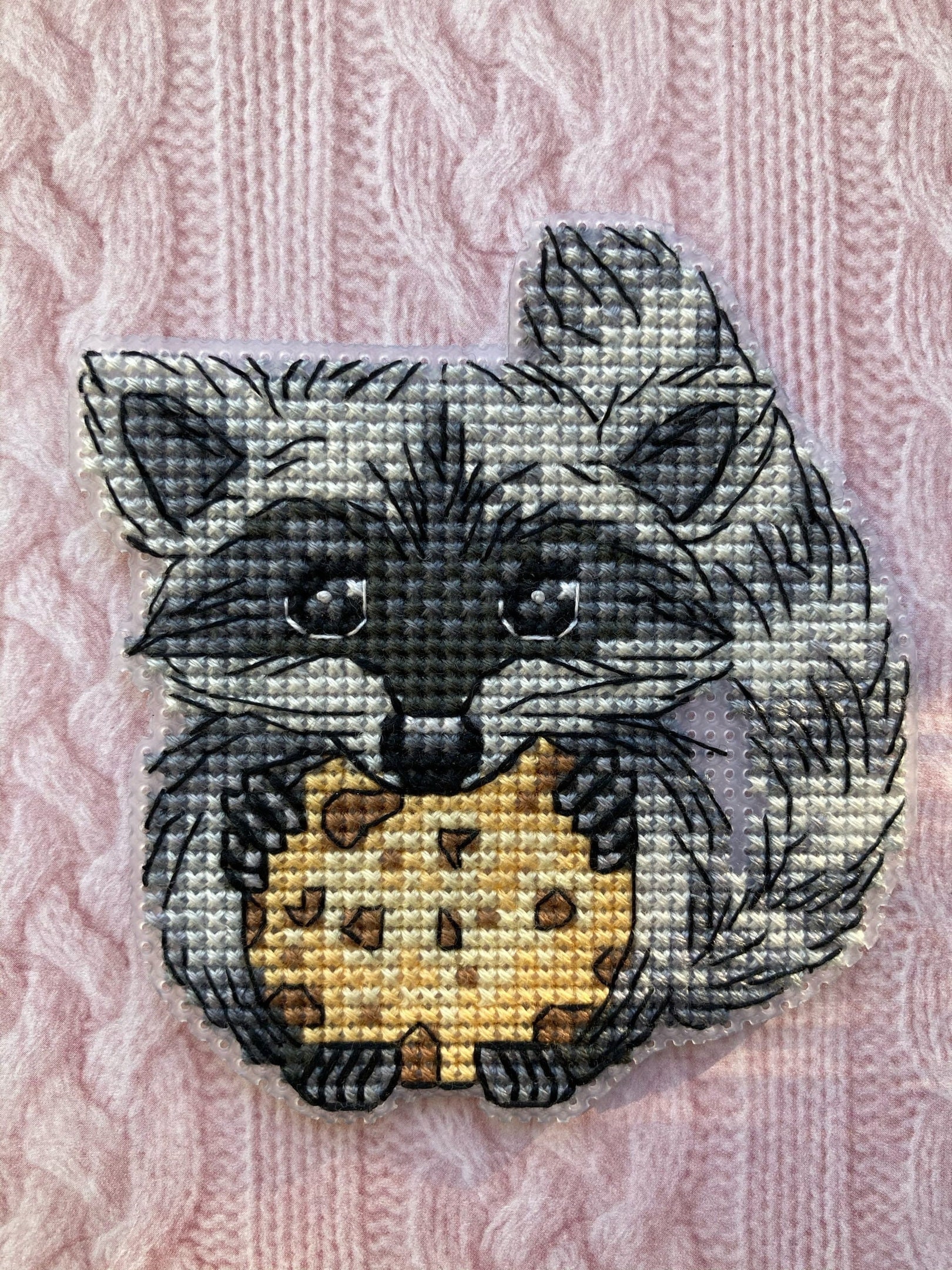 Cross Stitch Pattern Raccoon Cross Stitch Pattern Chart Cookie - Etsy