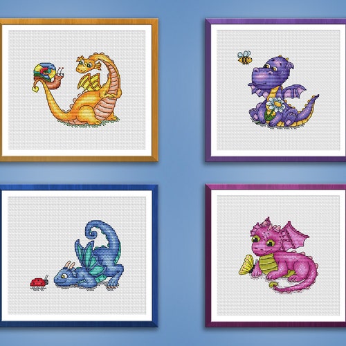 Dragon Cross Stitch Pattern PDF Instant Download Dream Cross | Etsy