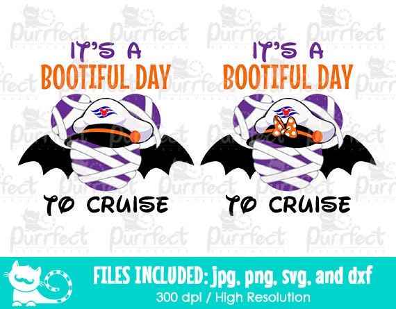 BUNDLE It's A Bootiful Day to Cruise SVG Family Halloween - Etsy