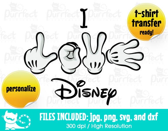 Mouse Hands I Love Mouse SVG I Love Hands SVG Digital Cut - Etsy