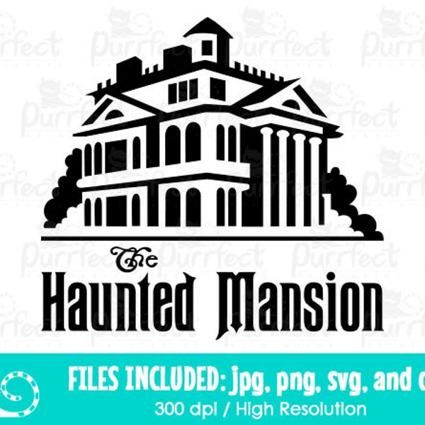 Haunted Mansion Svg - Etsy