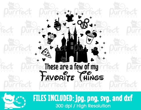 These Are A Few of My Favorite Things SVG Cute Mouse Shirt - Etsy