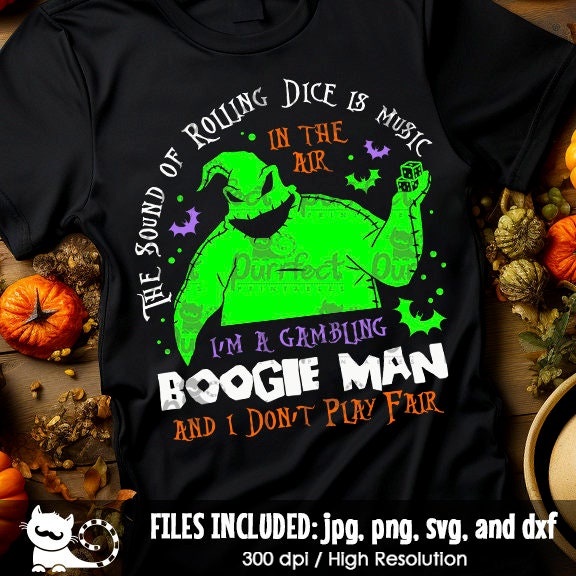 Boogie Man SVG, Oogie Boogie Bash Svg, Halloween Nightmare Shirt Svg ...