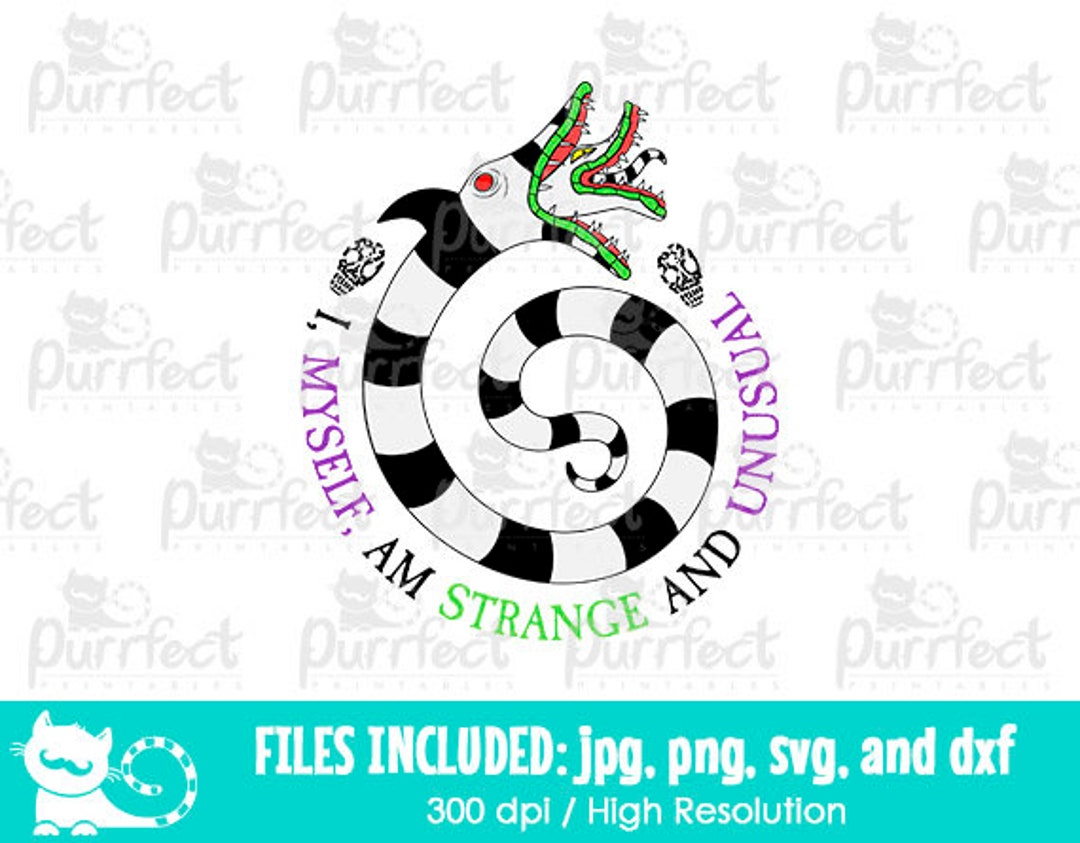 I Myself Am Strange and Unusual SVG, Beetle Movie, Halloween Horror ...