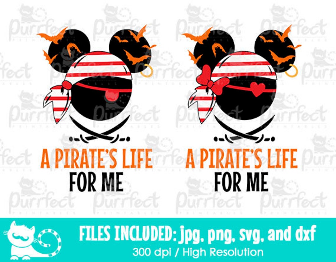 BUNDLE A Pirate's Life for Me SVG, Family Halloween Vacation Trip Shirt ...