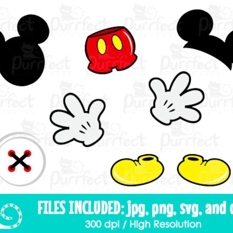 Mickey Mouse Gloves - Etsy
