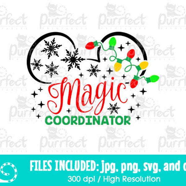 Magic Coordinator Svg - Etsy