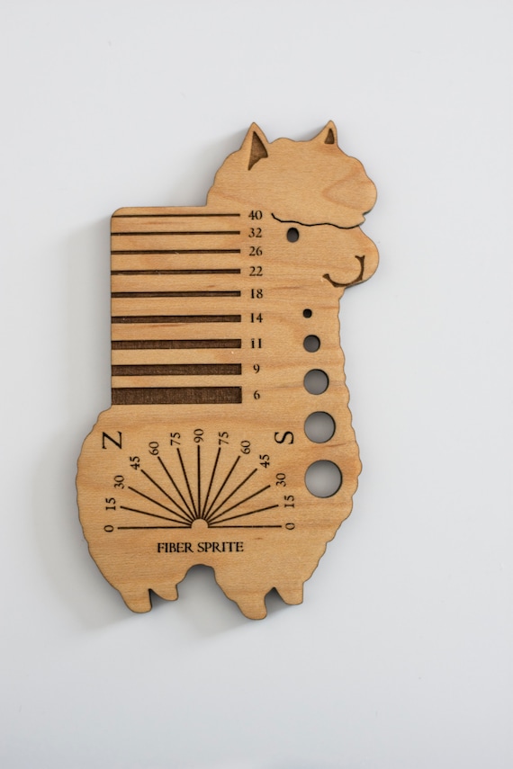 Alpaca Shaped Spinner's Multitool Spinning Control Card - Etsy