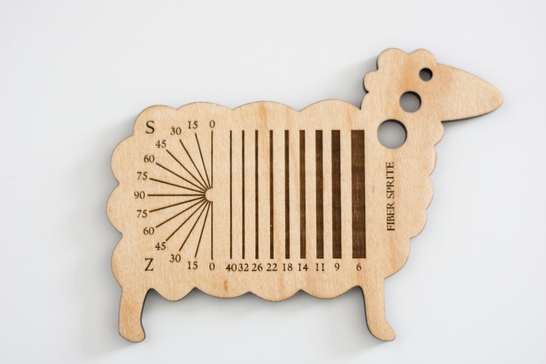 Sheep Shaped Spinner's Multitool - Spinning Control Card With Twist ...