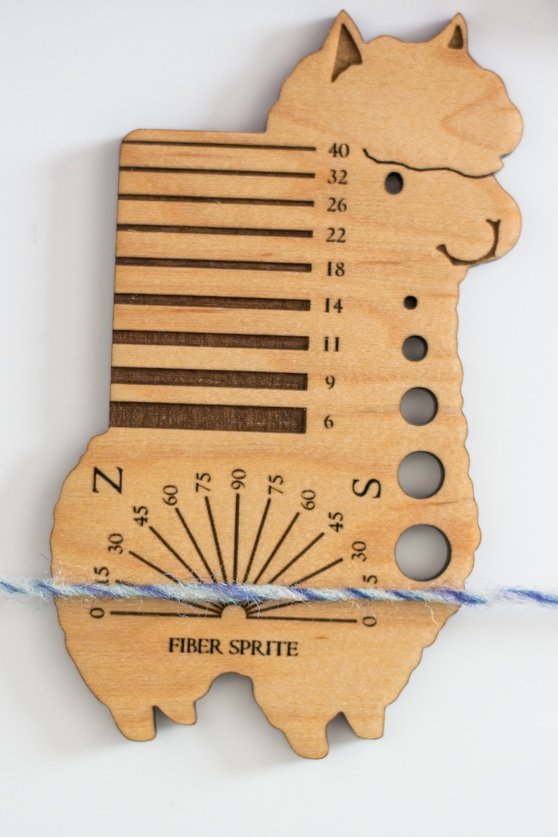 Alpaca Shaped Spinner's Multitool Spinning Control Card - Etsy