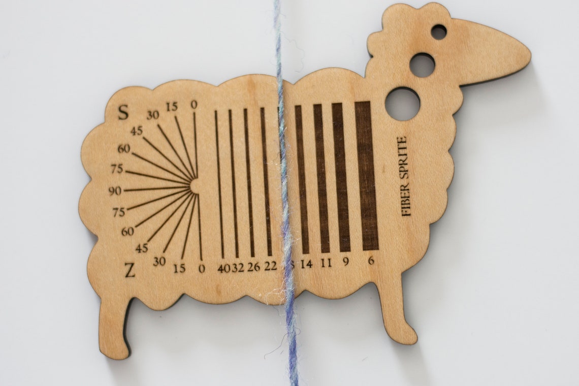 Sheep Shaped Spinner's Multitool Spinning Control Card | Etsy