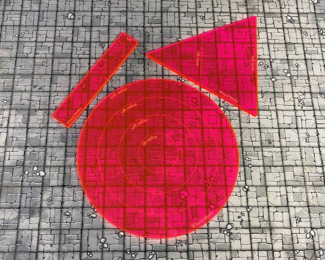 Spell Effect Templates | Spell Area Tracker | for Dnd Dungeons and ...