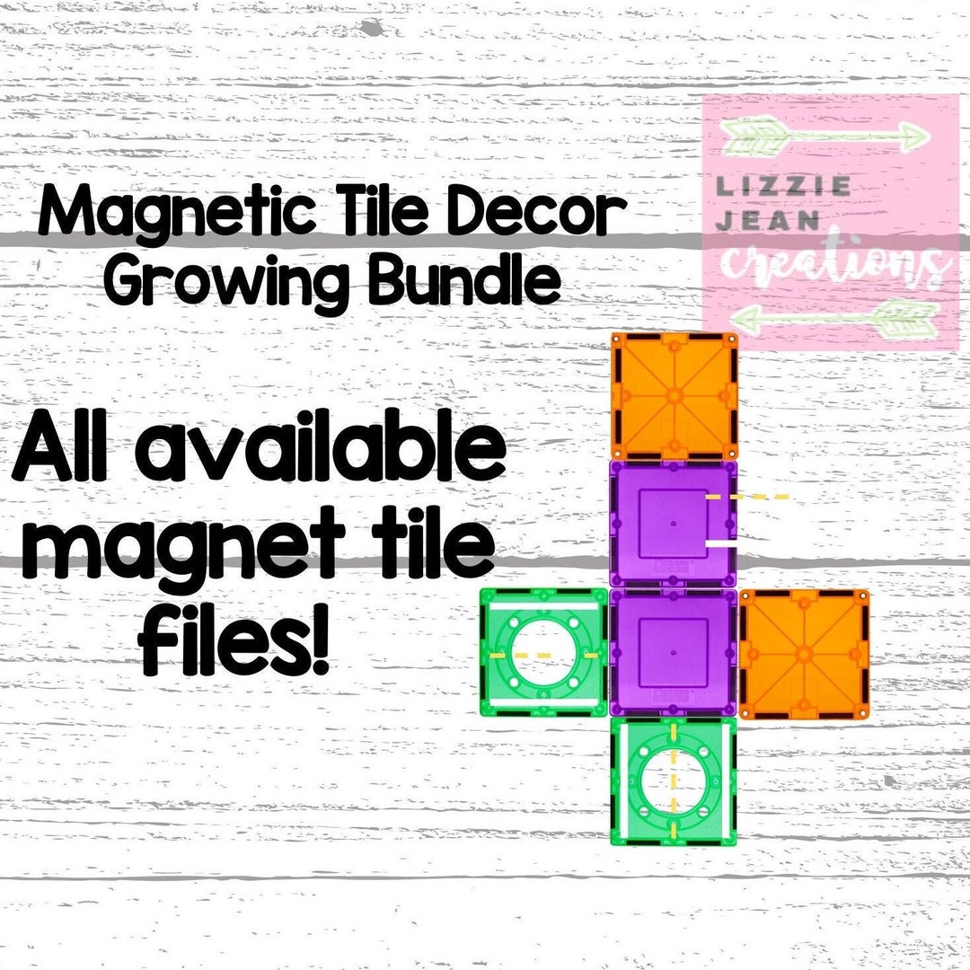 ALL Magnetic Tile Decor Printables- Growing Bundle - Etsy