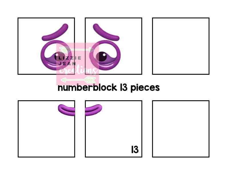 Numberblocks 11-20 Magnetic Tile Decor Stickers (printable) - Etsy