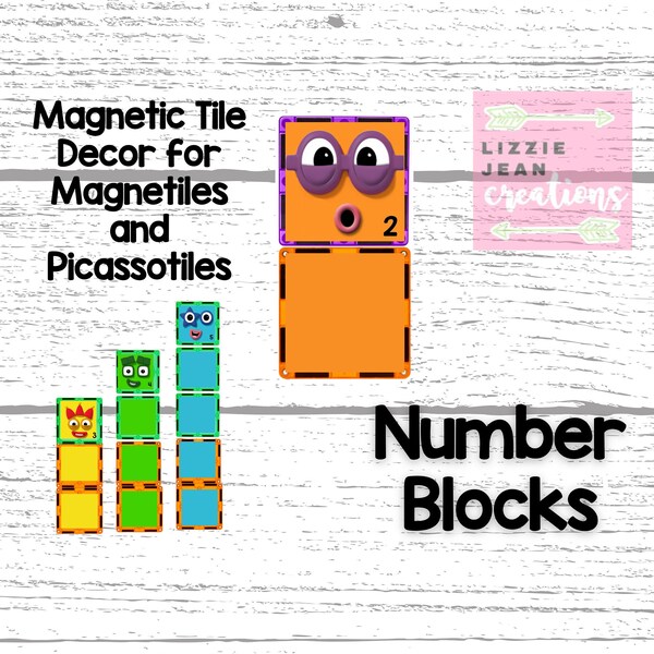 Numberblocks Face Printable - Etsy