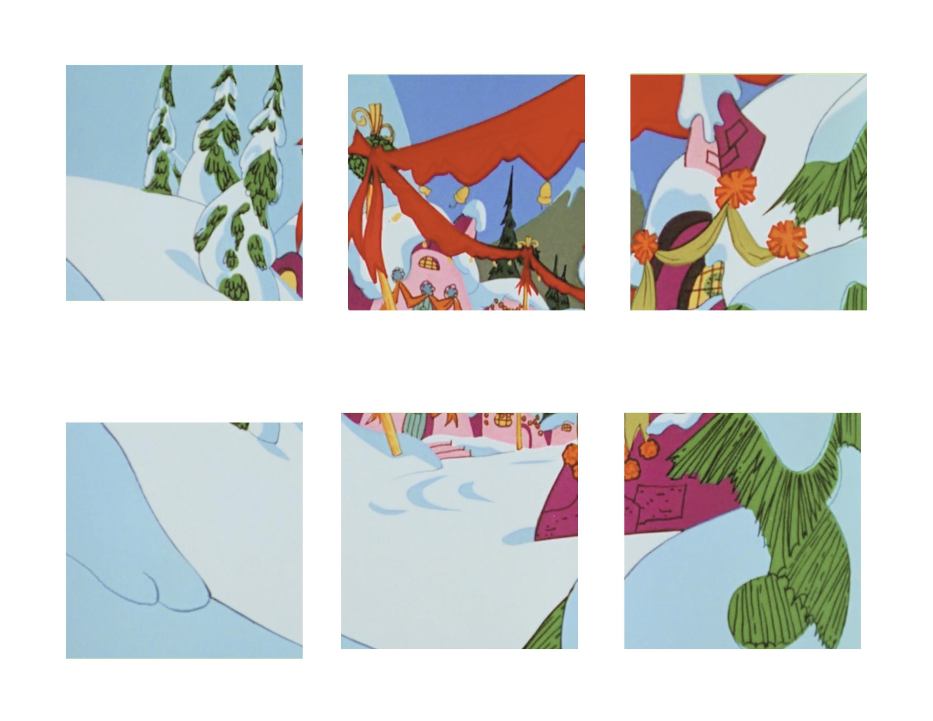 Grinch, Max, and Whoville Magnetic Tile Stickers (printable) - Etsy