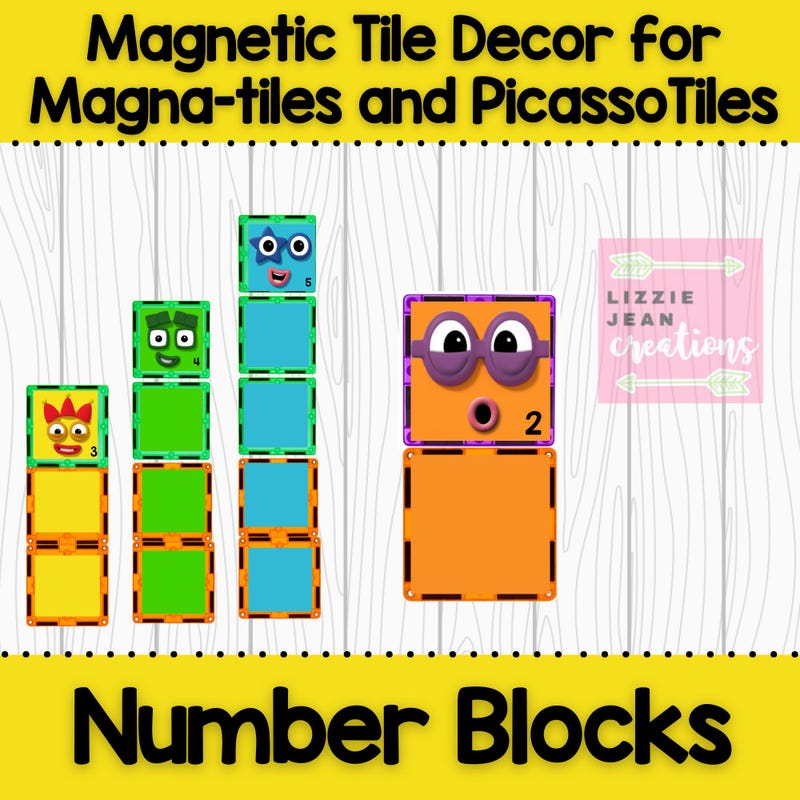 Numberblocks Stickers - Etsy
