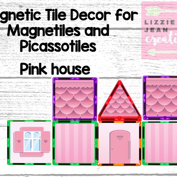 Pink Tile Stickers - Etsy