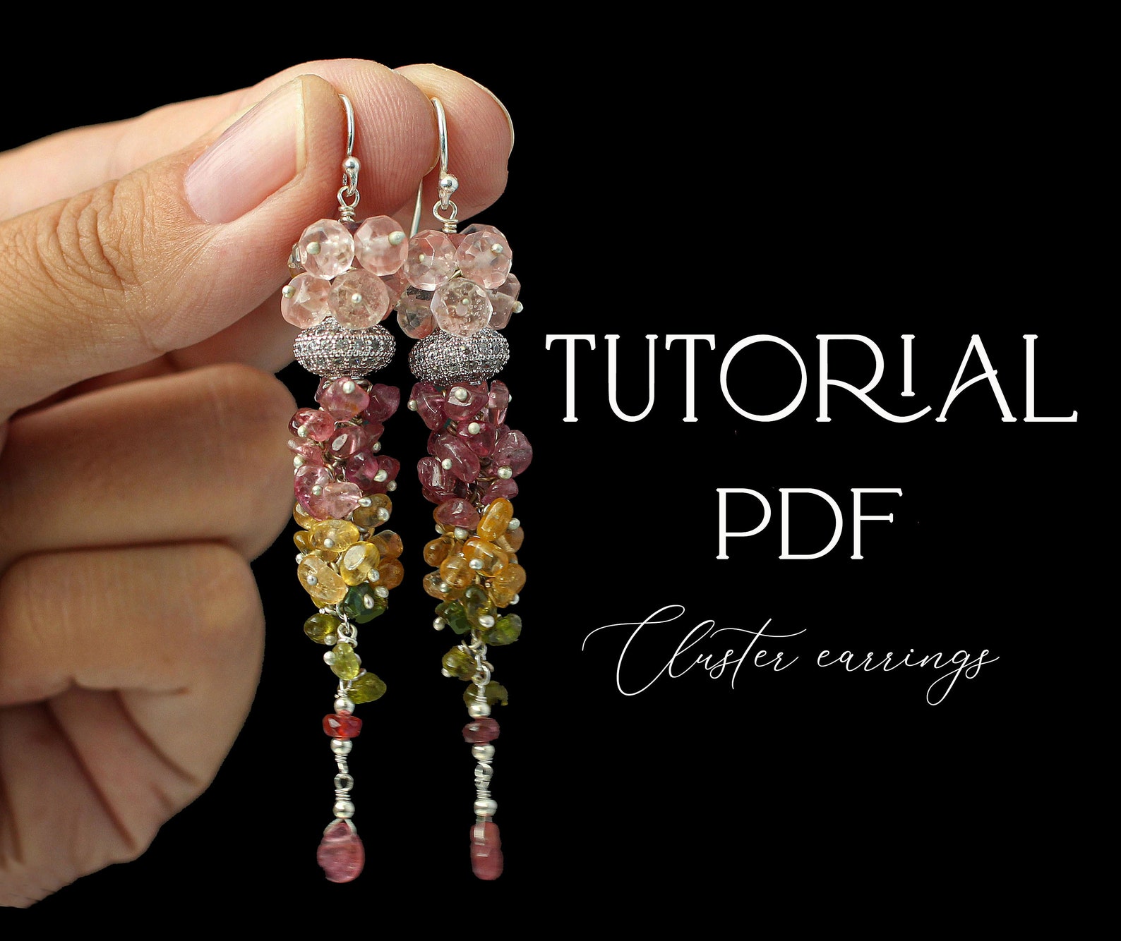 Earrings Tutorial Earring Pattern Jewelry Tutorial Diy Earring - Etsy