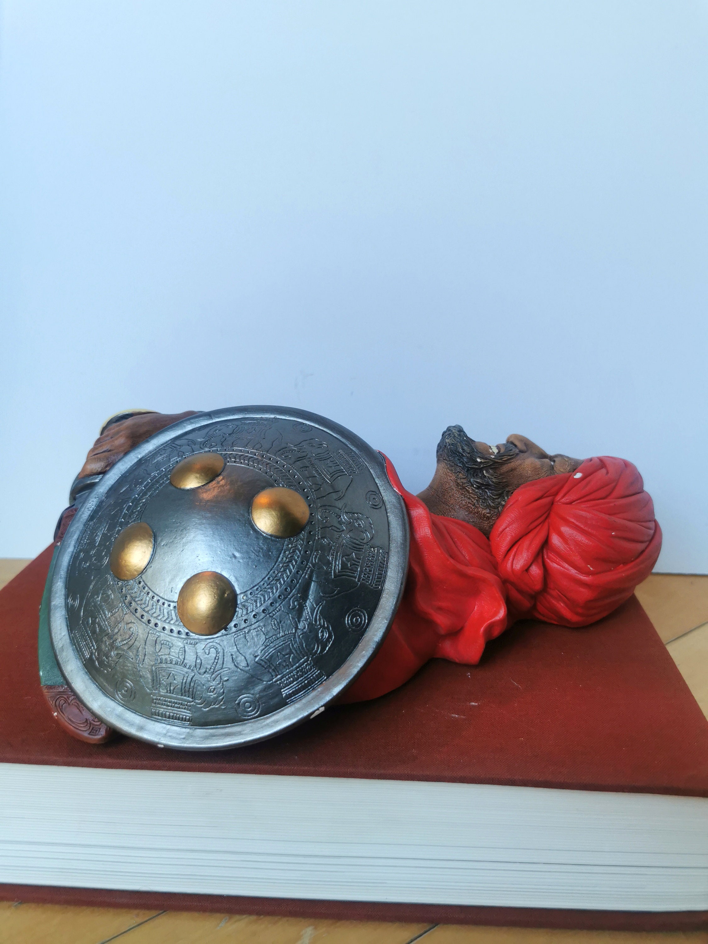 Rare Vintage Bossons Chalkware Pathan Warrior Wall Hanging Bust - Etsy