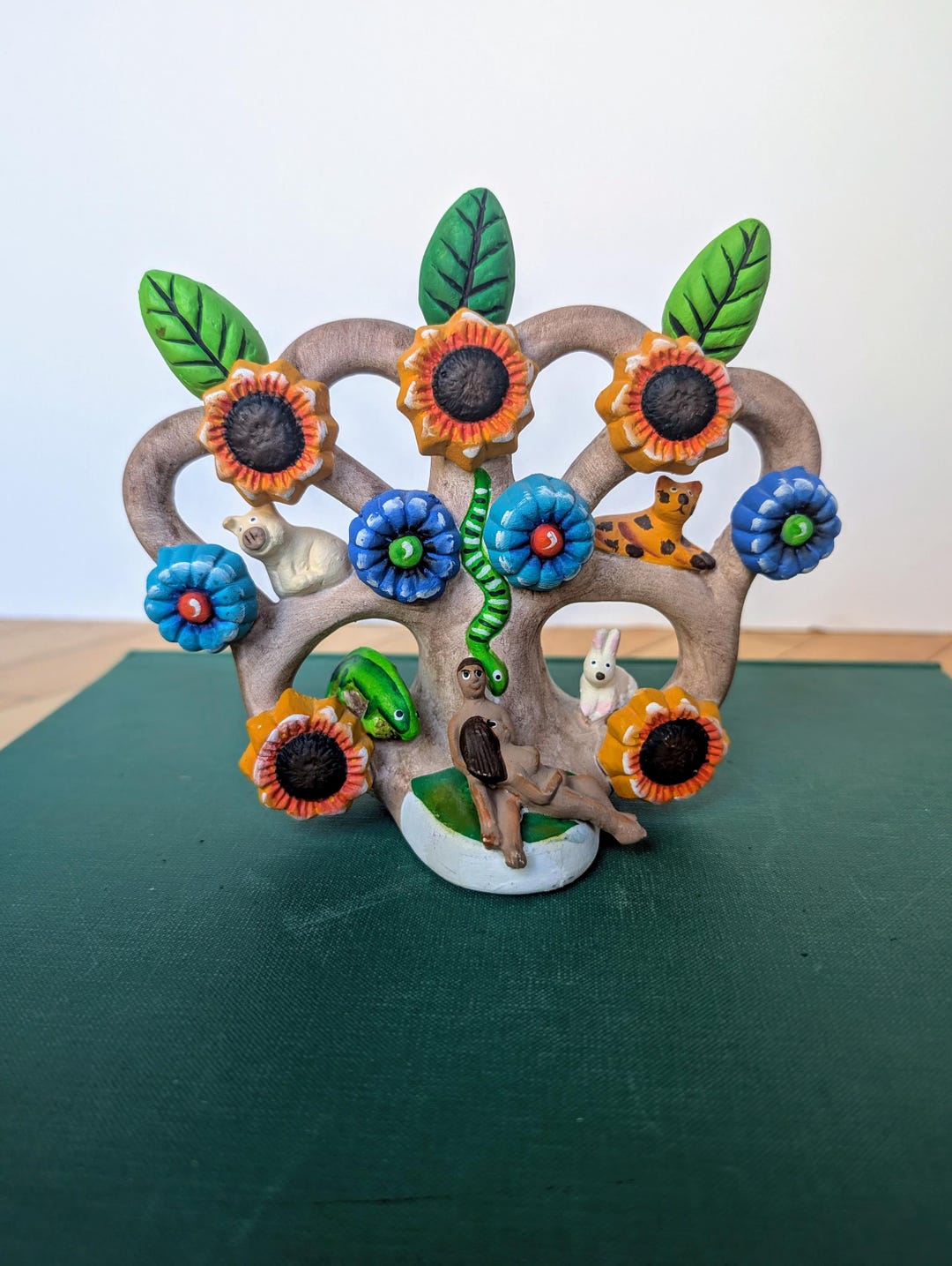 Vintage Mexican Tree of Life Sculpture Folk Art Arbol De Vida - Etsy