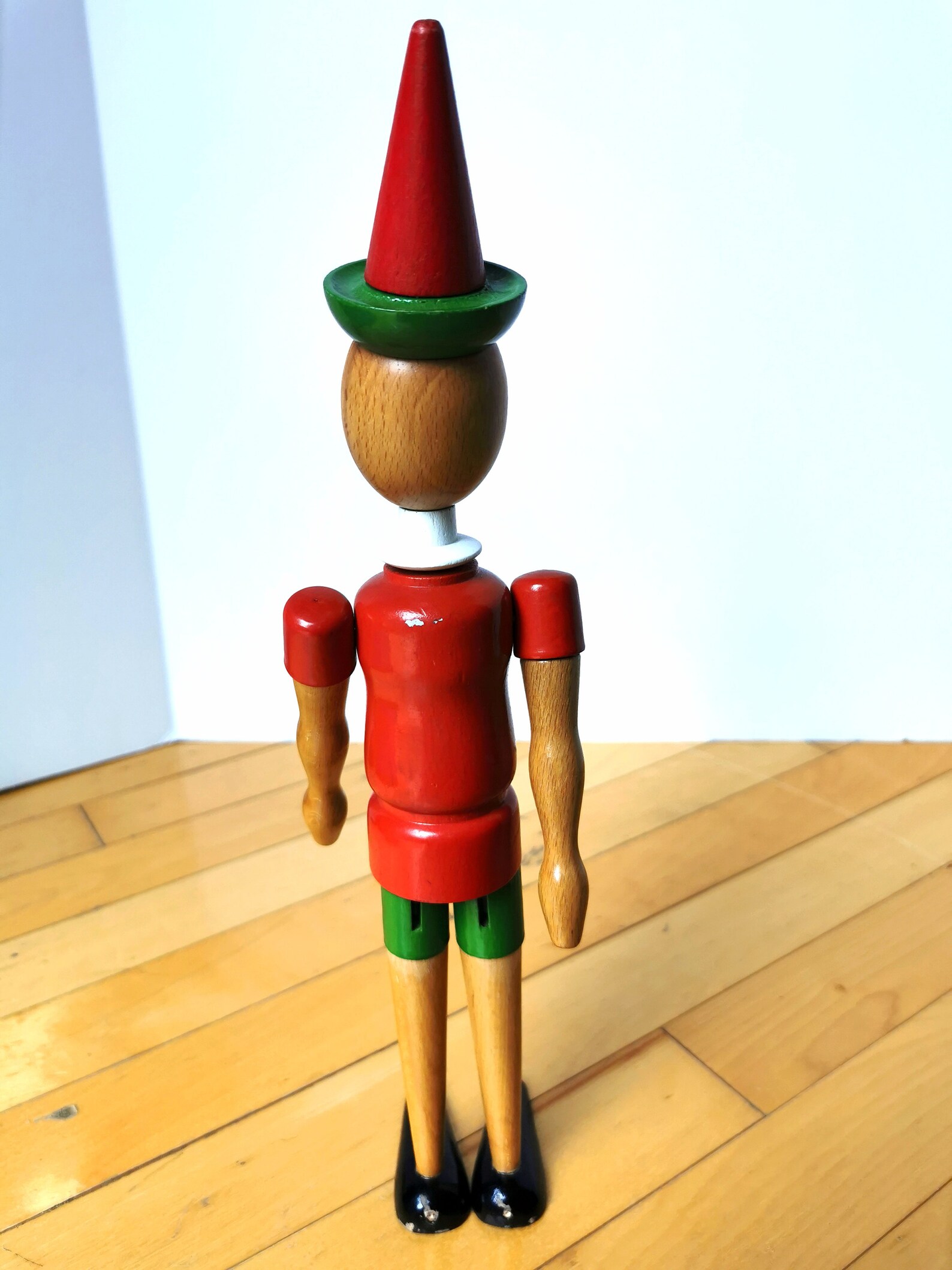 Vintage Articulated Wood Pinocchio Doll | Etsy