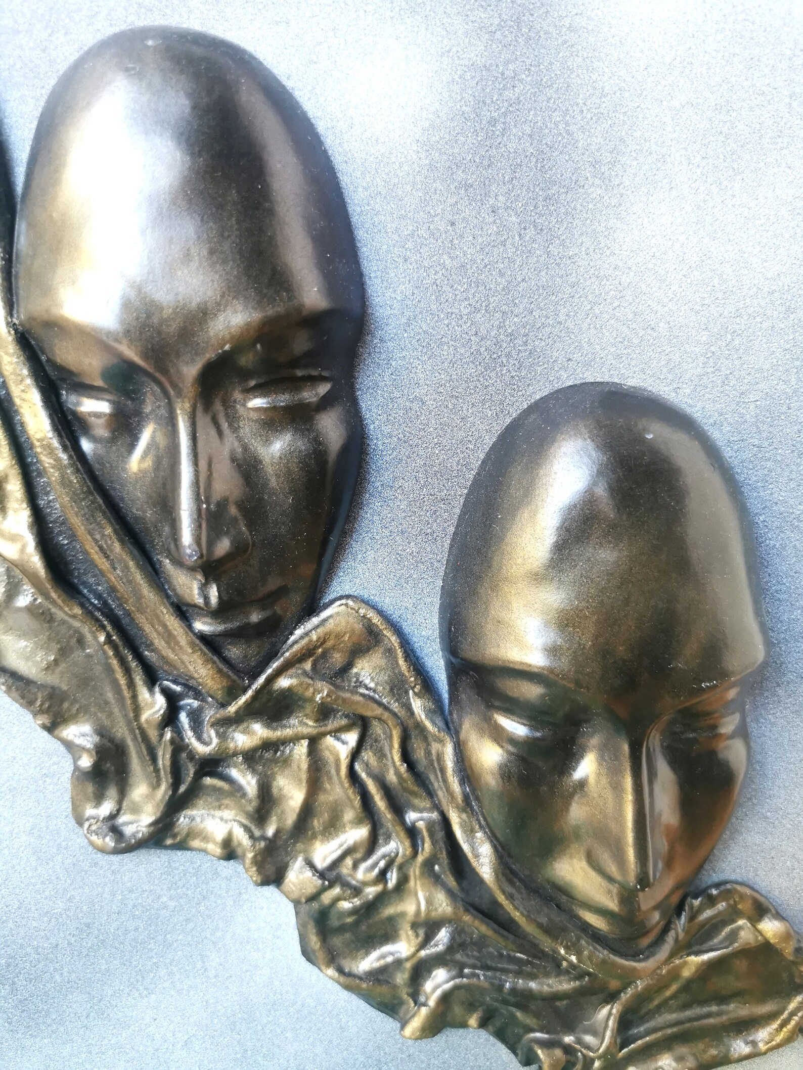 Vintage Hand Made 3D Face Mask Art Wall Hanging Sculpture - Etsy