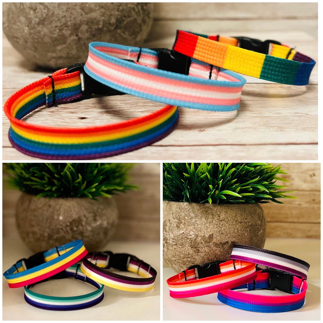 Pride/trans/non Binary/pan/mlm/ace/bi/lesbian/bracelets With Curved Paracord Clasp | Pride ...