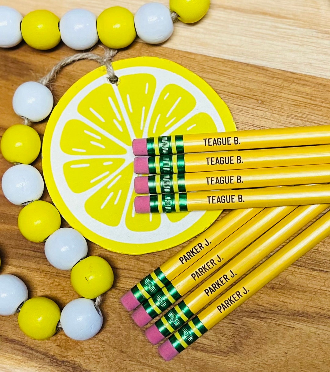Personalized Pencils/engraved Pencils/first Day of School/school ...