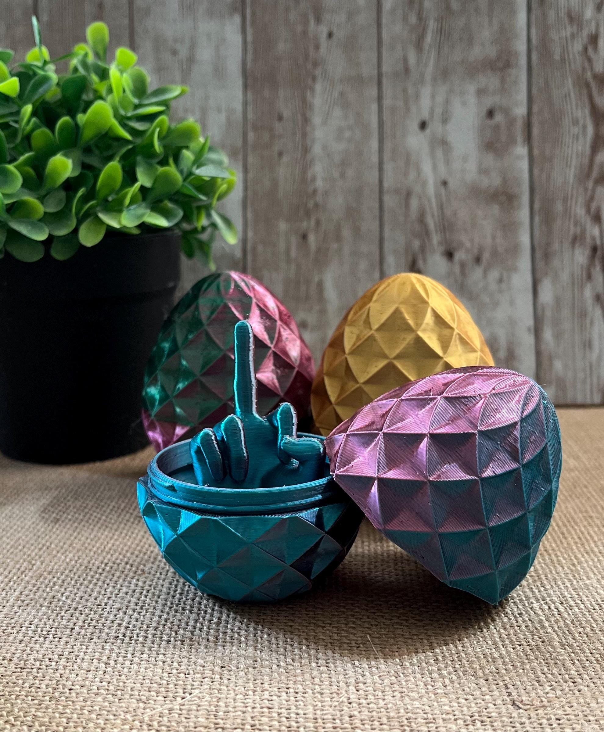 SURPRISE Easter Egg W/ Middle Finger| 3D Printed Surprise| Perfect Gag ...