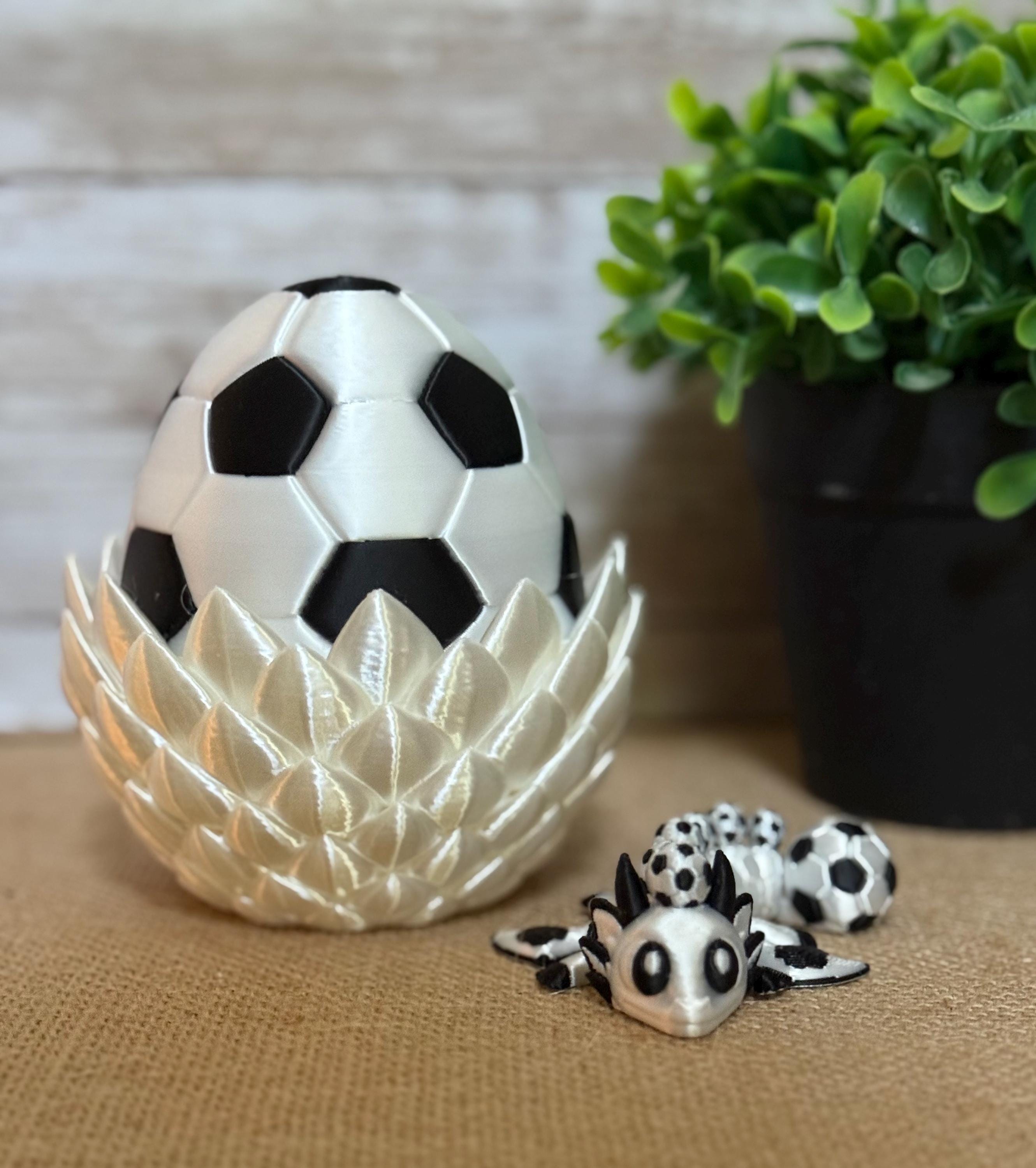 SURPRISE Soccer Egg W/ Articulated Soccer Dragon| 3D Printed Surprise ...
