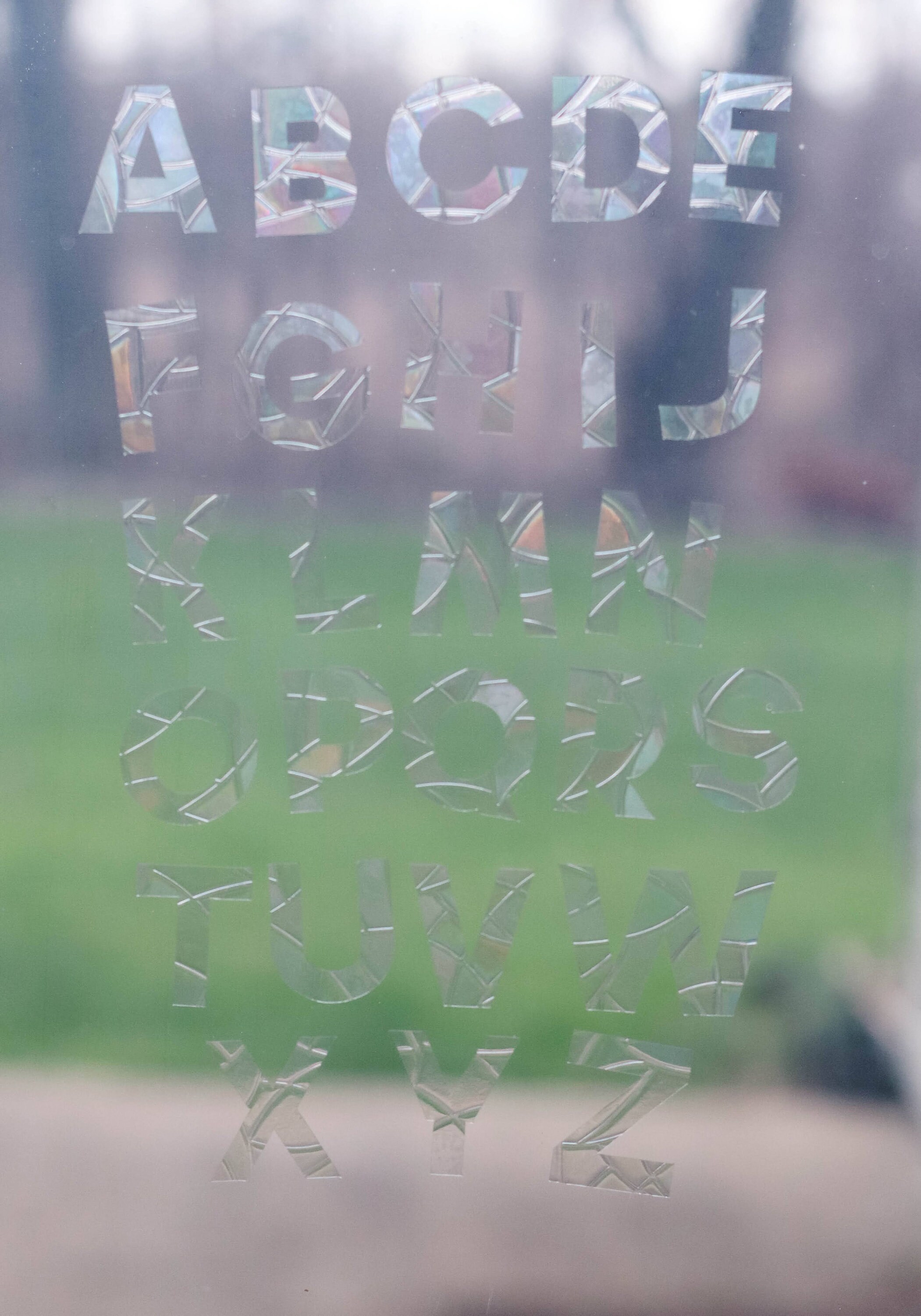 Alphabet Sun Catcher Rainbow Maker Window Cling Set of 52 - Etsy