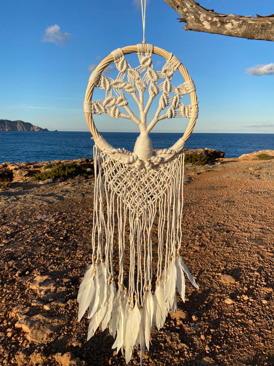 Tree of Life With Feathers/ Tree of Life Wall Hanging. - Etsy