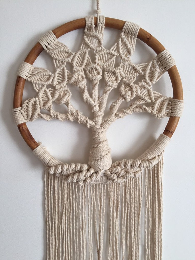 Macrame Tree of Life With Wood/macrame Wall Art. | Etsy