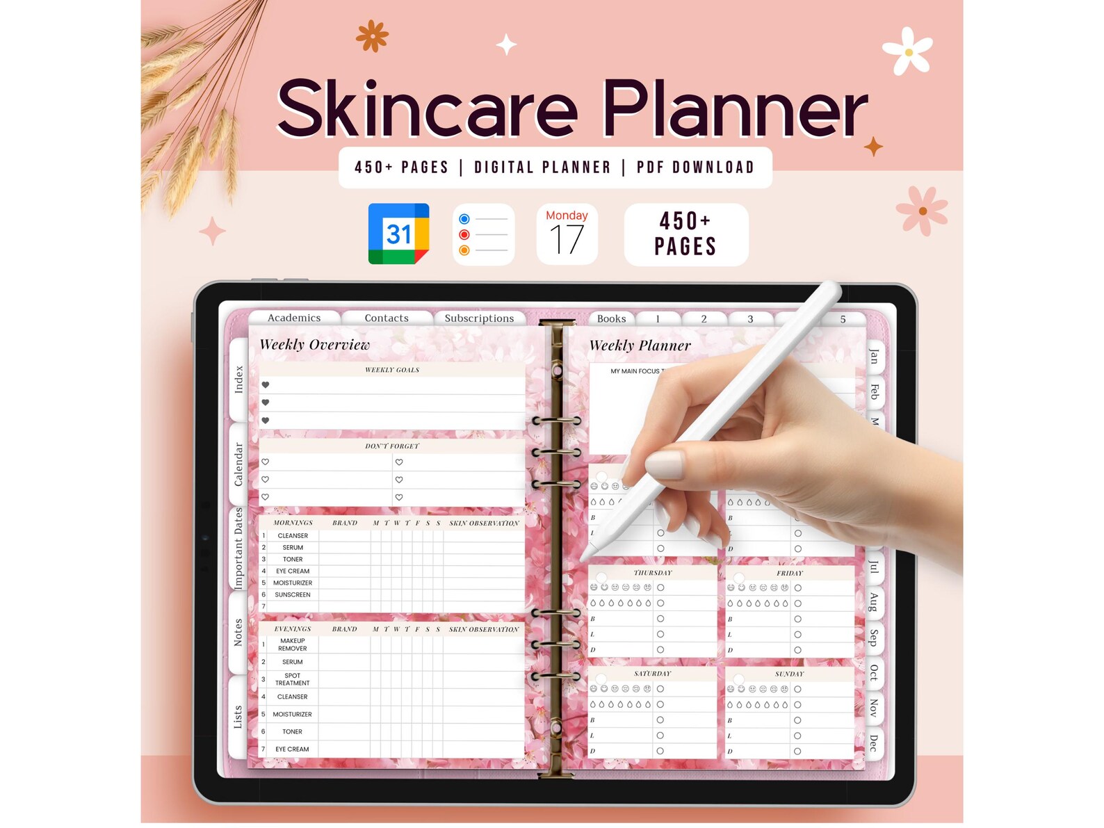 2025 Digital Planner | Academic Digital Planner | Goodnotes Notability ...