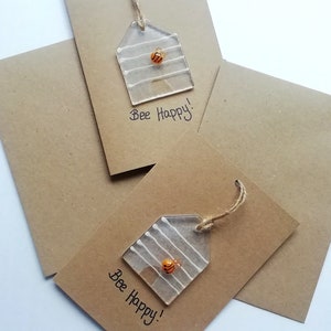 Beehive Suncatcher Greetings Cards Pack of Two bee - Etsy