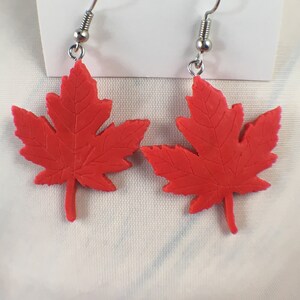 Maple Leaf Earrings, Canada Day Earrings, Canadian Earrings - Etsy Canada